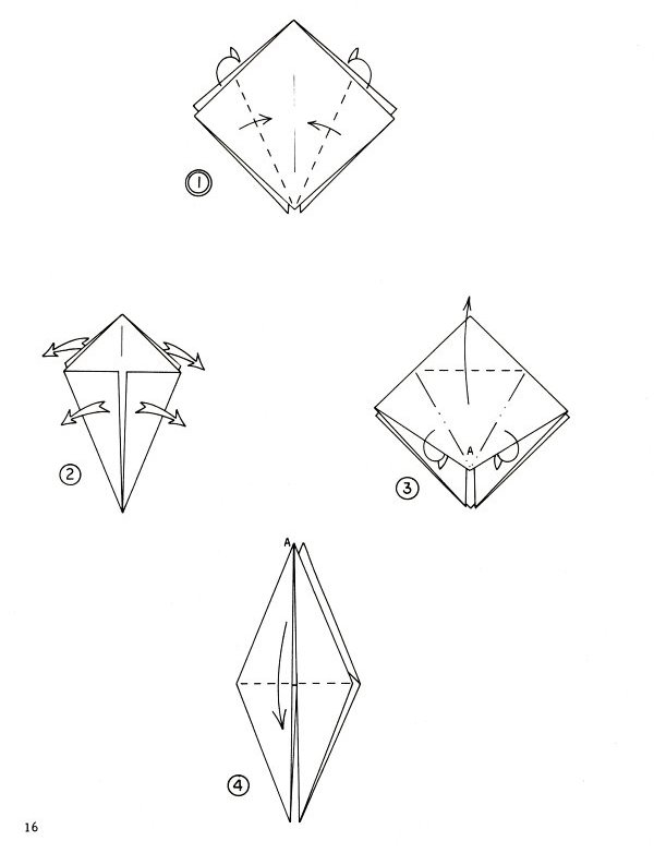 David Mitchell's Origami Heaven - History - Basic Paper Folding by Samuel Randlett, 1968